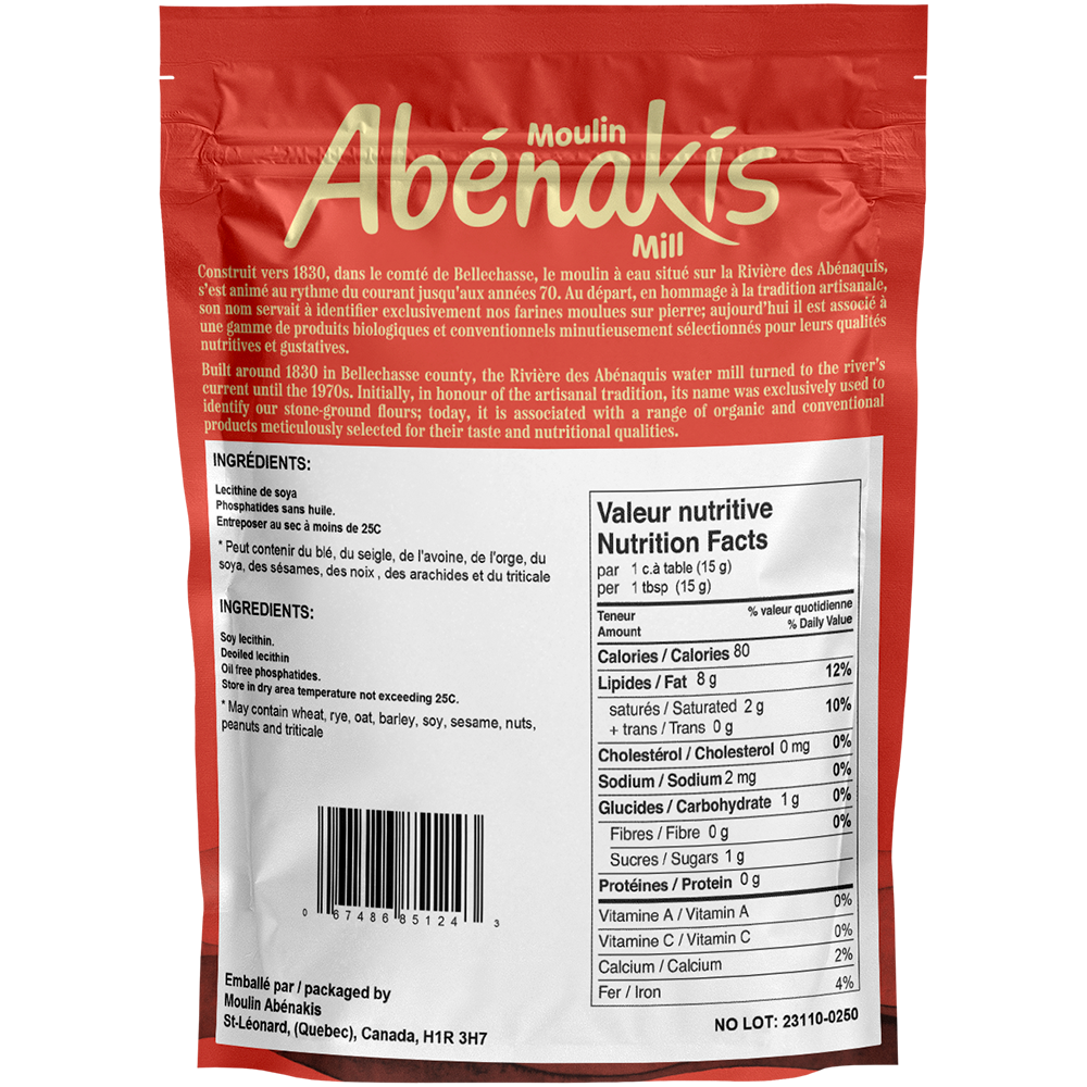 Lecithin Granules - Abenakis Mill – Moulin Abénakis