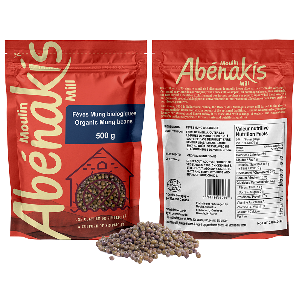 100% Organic Mung Beans - Abenakis Mill – Moulin Abénakis
