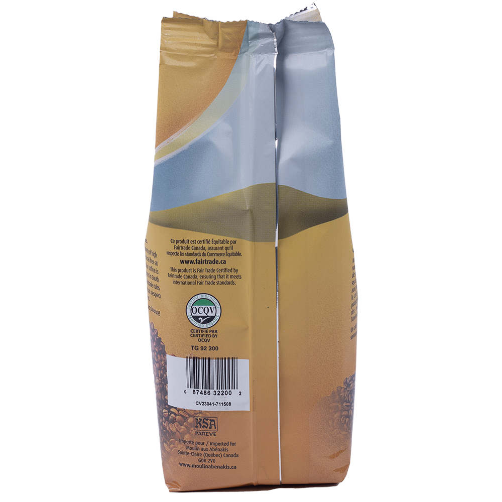 Mellow Ground Coffee, 100% organic and fair trade - Abenakis Mill ...